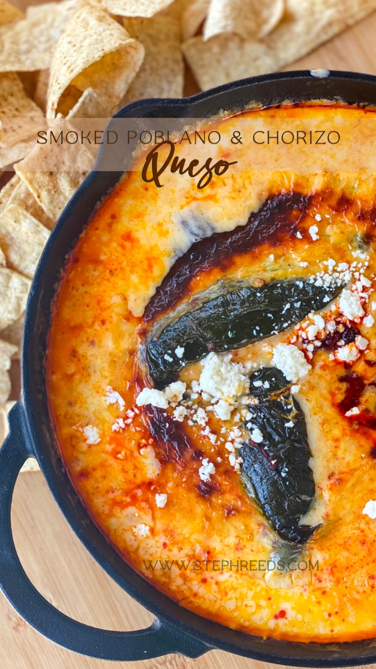 Smoked Poblano & Chorizo Queso – stephreeds